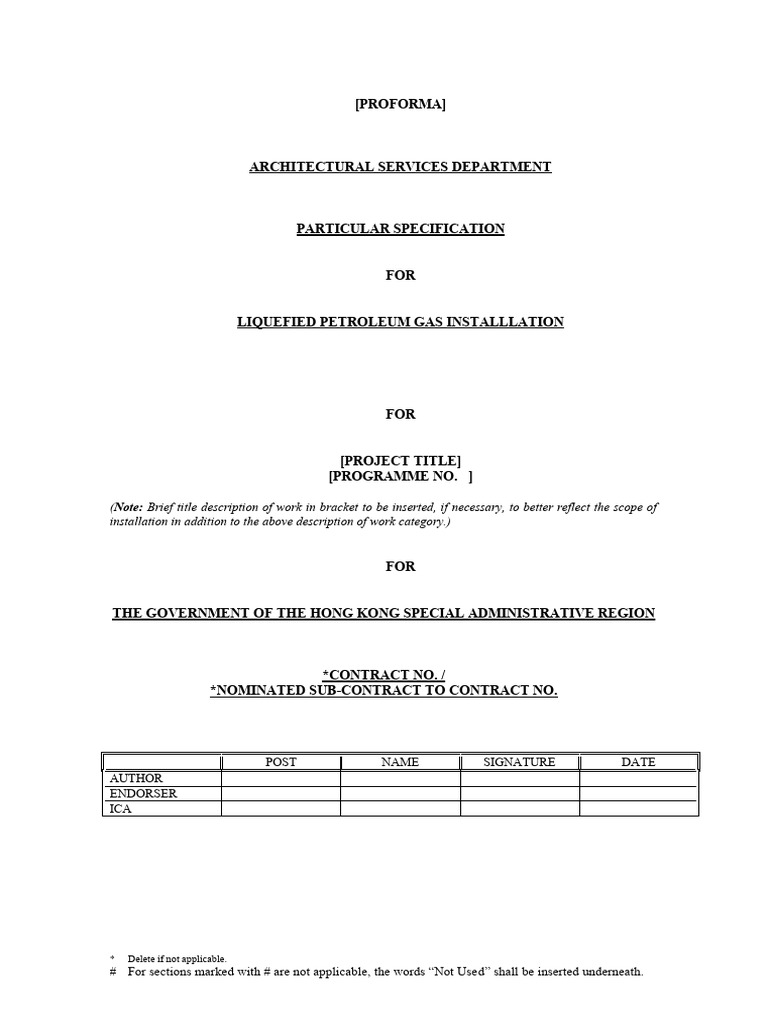 Proforma Spec LPG 20 12 2004 | PDF | Liquefied Petroleum Gas ...