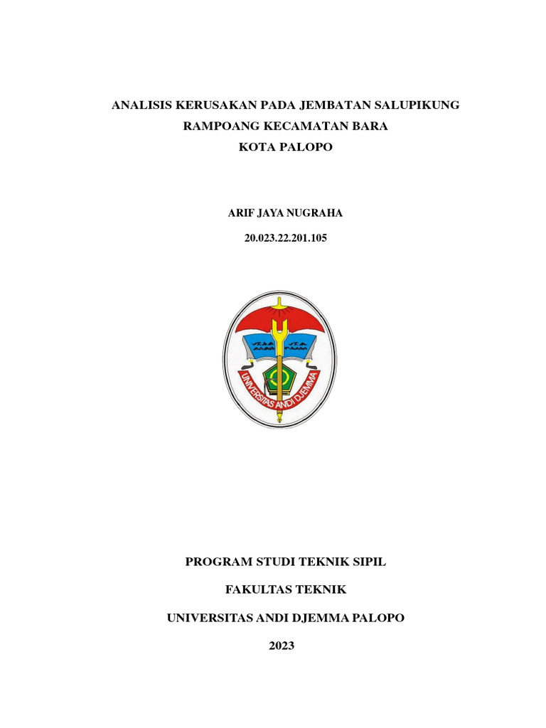 Kerusakan Jembatan Salu Pikung Palopo | PDF | Teknologi & Rekayasa