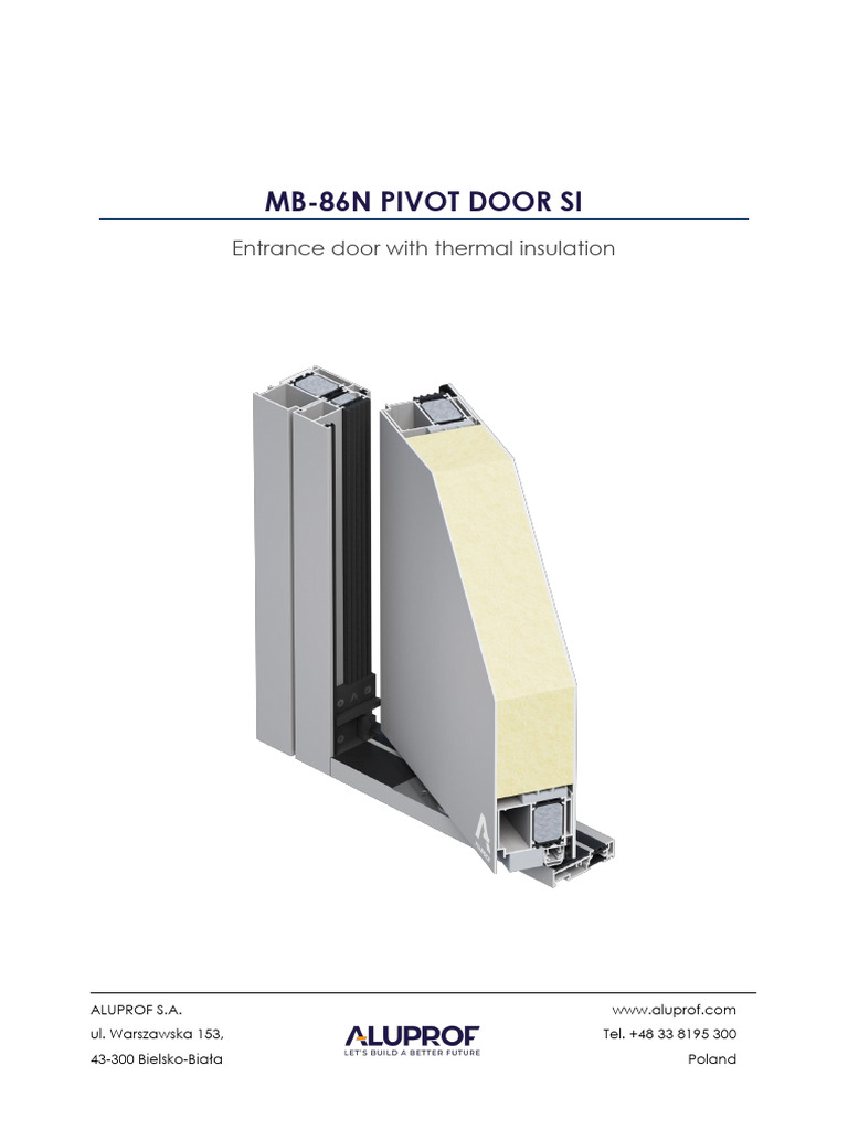 Revit Tutorial - MB 86N Pivot Door SI - EN | PDF | Door | Autodesk Revit