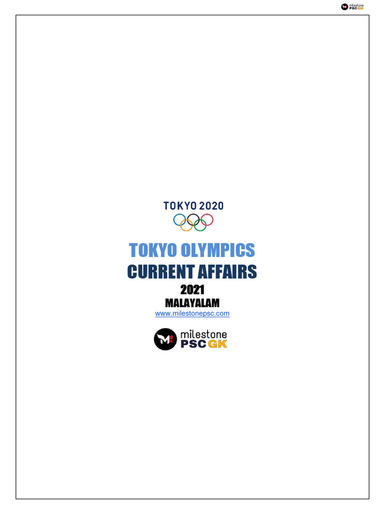 Tokyo Olympics | PDF