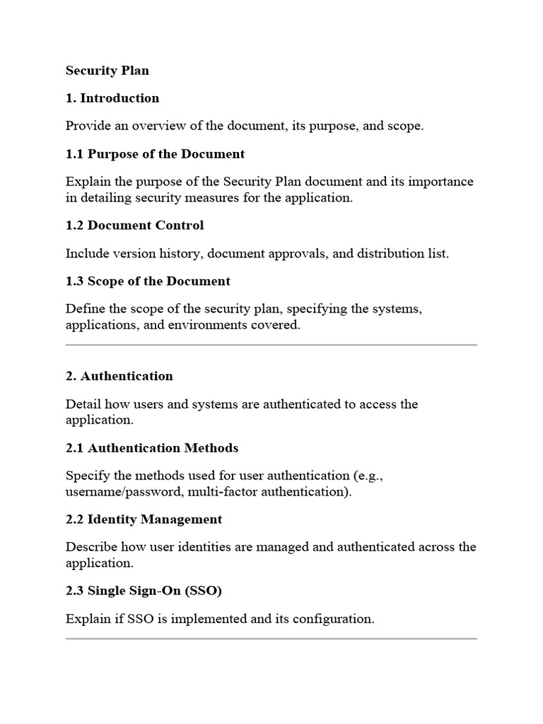 Security Plan | PDF | Information Security | Encryption