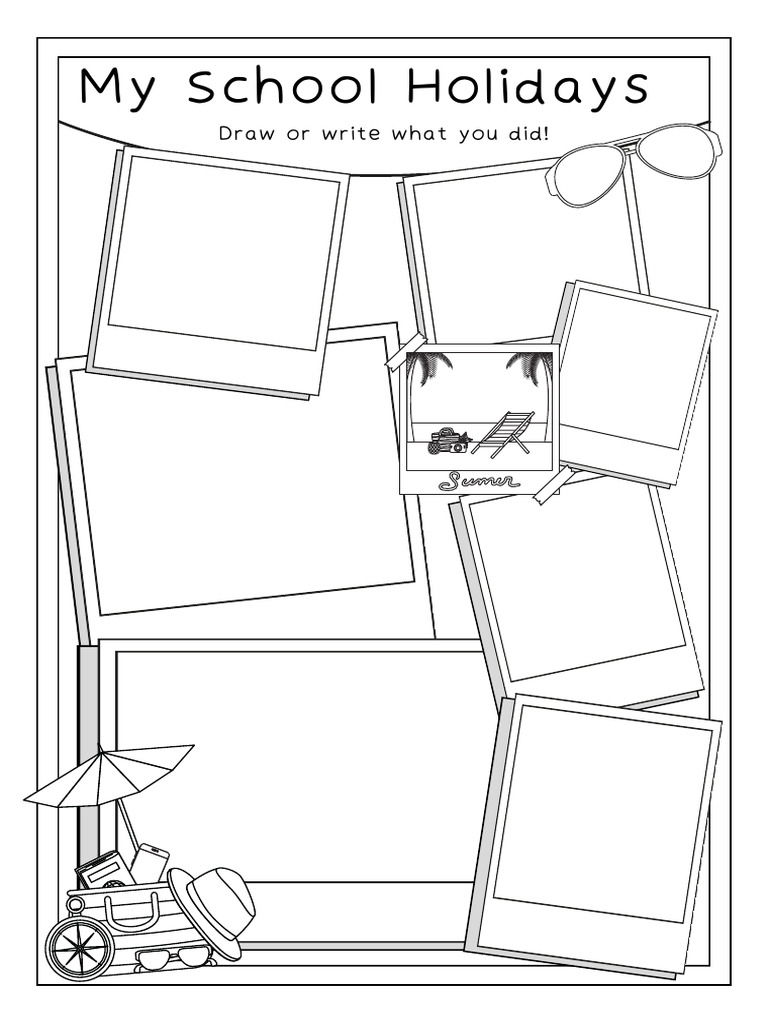 My School Holidays Activities | PDF