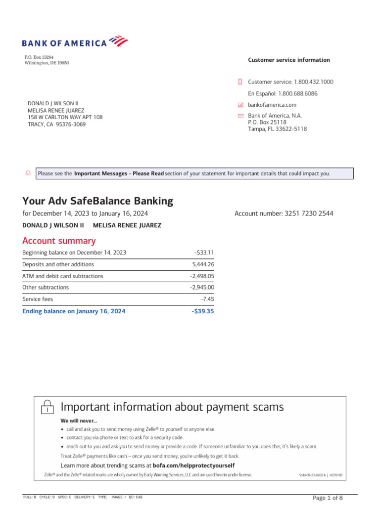 Bank Statements | Download Free PDF | Credit Card | Receipt