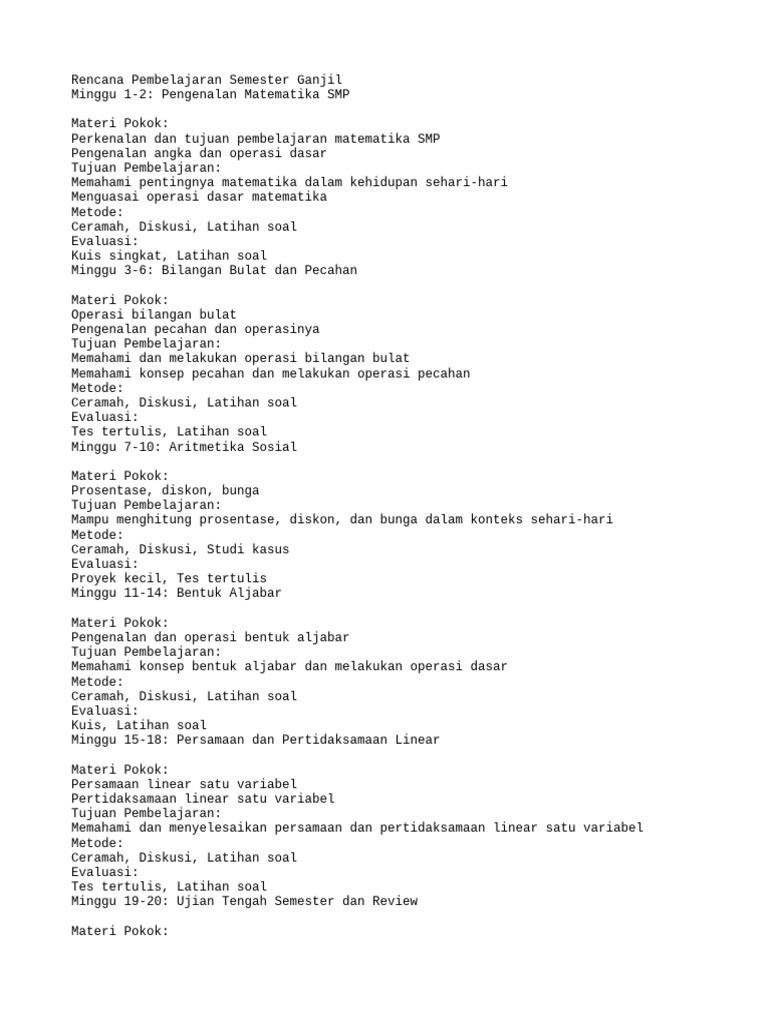 Rps SMP 7 | PDF | Seni