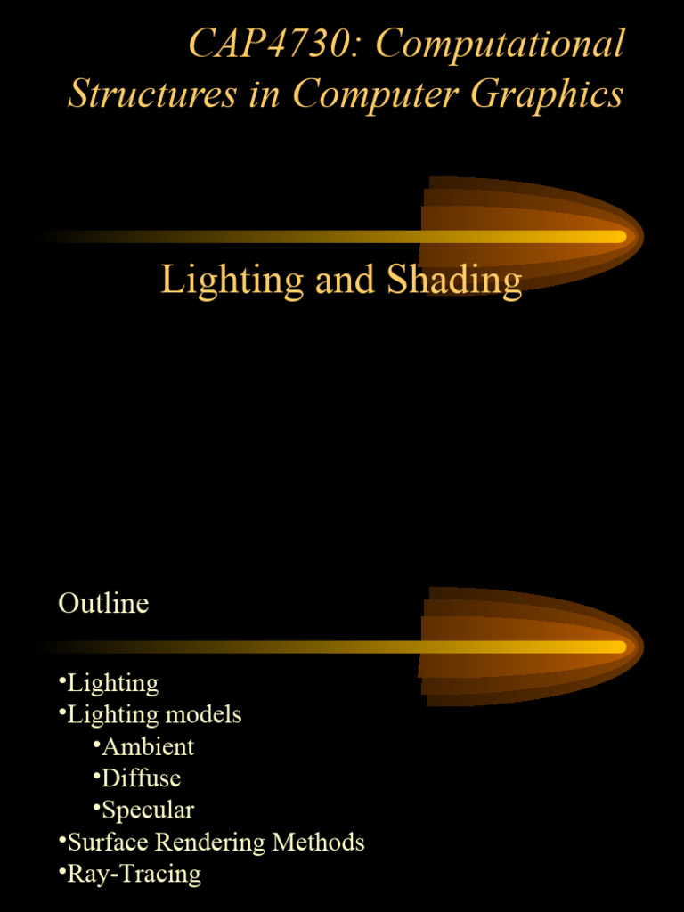 Lighting and Shading | PDF | Rendering (Computer Graphics) | Electrodynamics