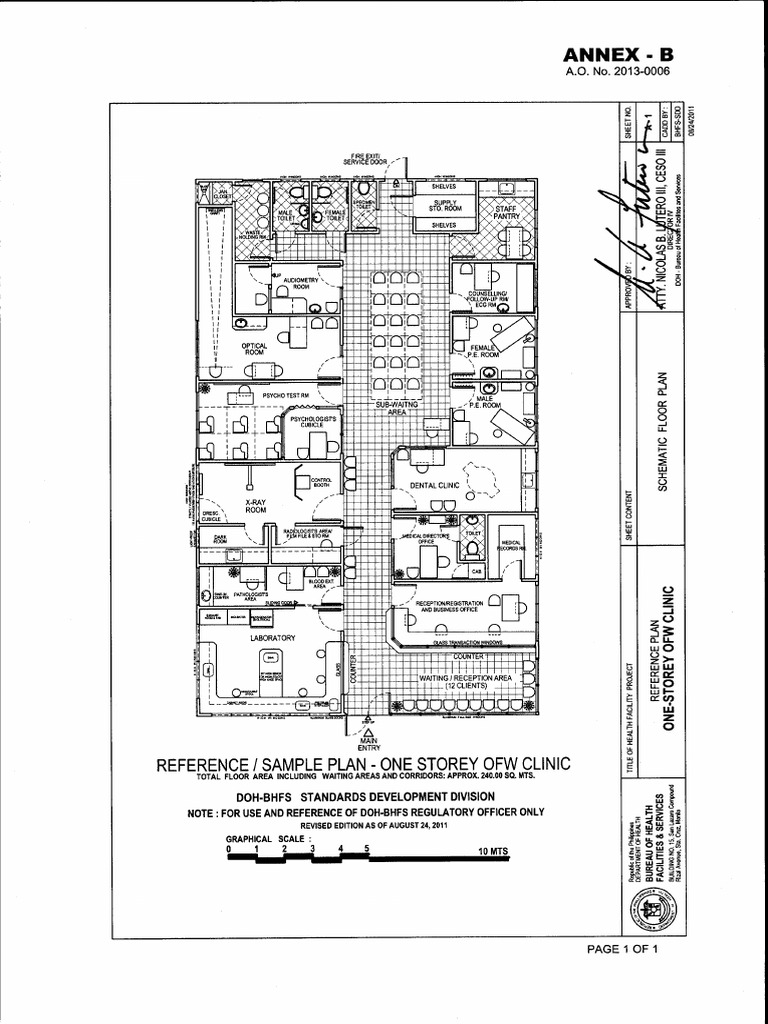 Ao 2013-0006 Annex B Floor Plan | PDF