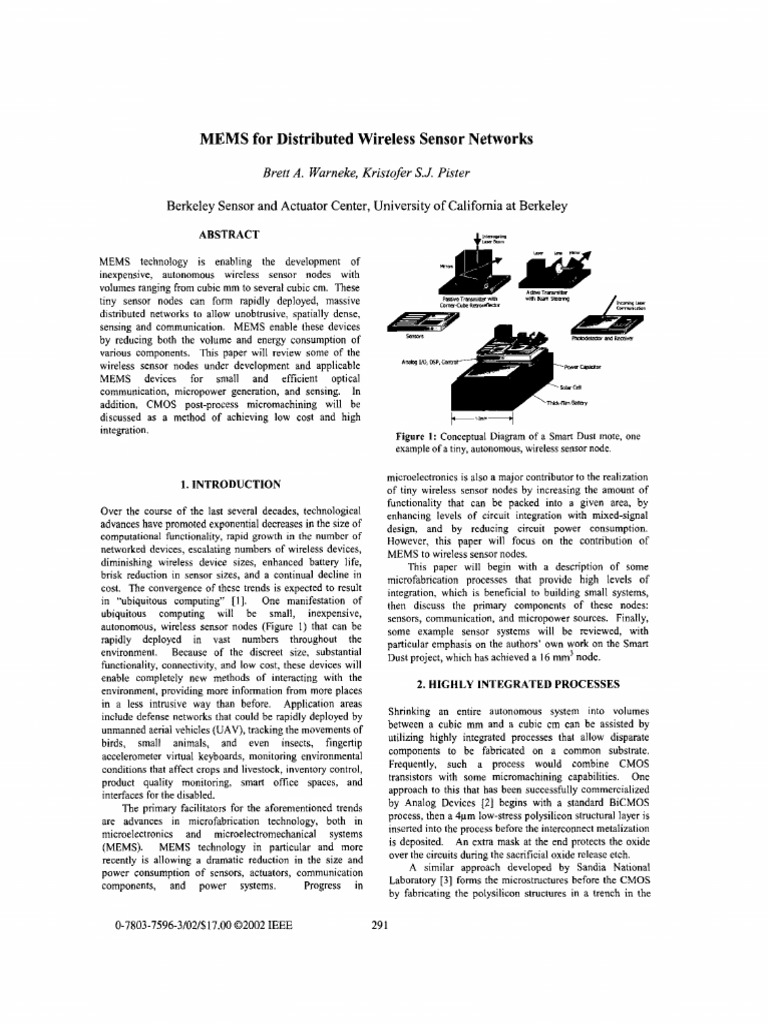 Mems For Distributed Wireless Sensor Networks | PDF | Channel Access ... Mems For Distributed Wireless Sensor Networks | PDF | Channel Access ...