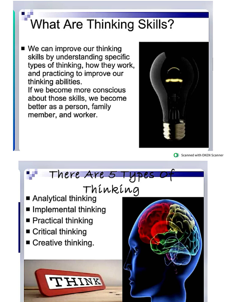 Thinking Skill | PDF