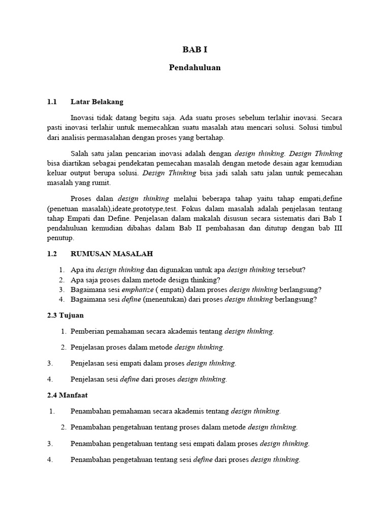 Design Thinking | PDF