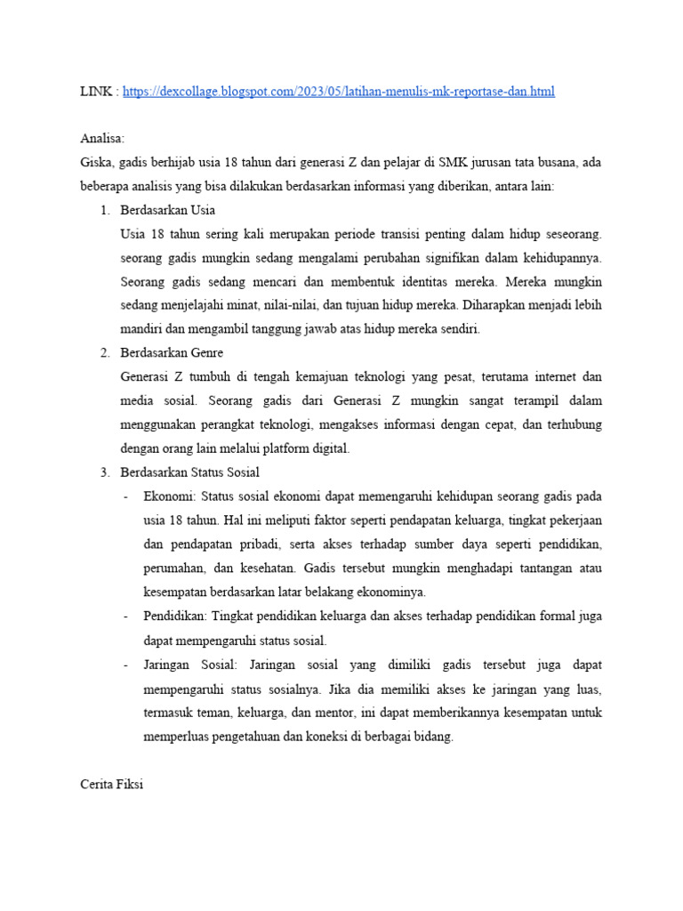 Reportase dan Penulisan Naskah | PDF