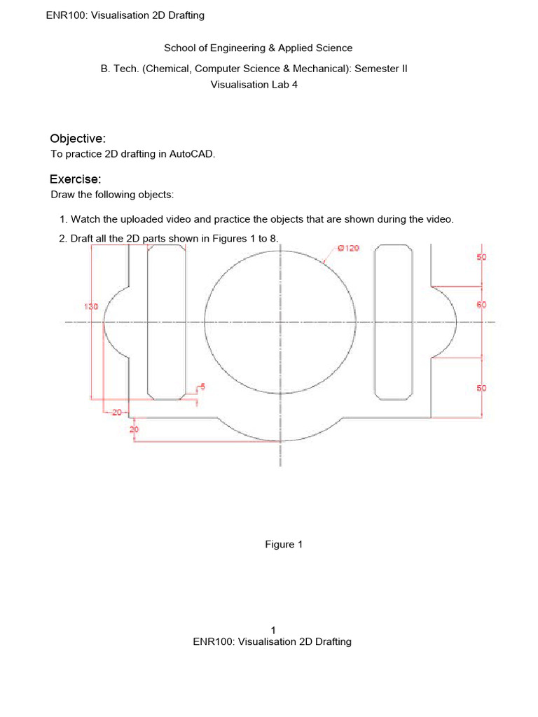 AutoCAD Lab - MODIFY TOOLBAR | PDF