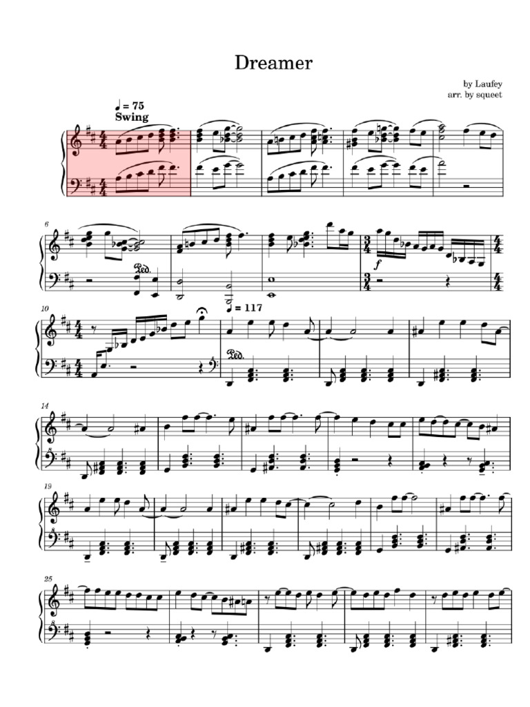 Dreamer - Laufey | PDF