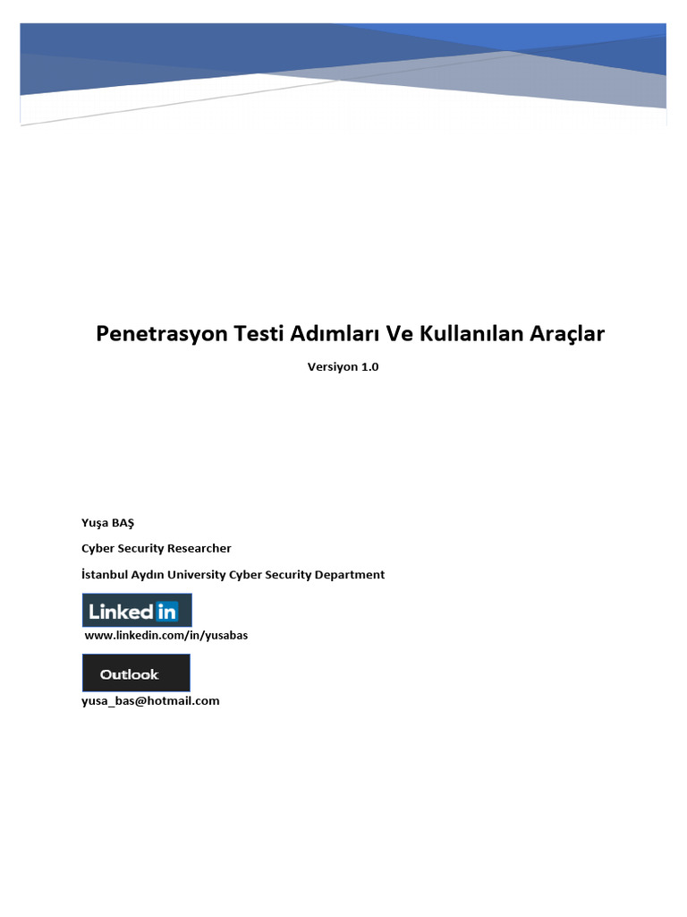Pentesting Steps Tools Pdf