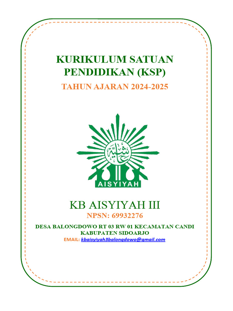 KSP ABA 3 2024-2025 (On Progres) | PDF