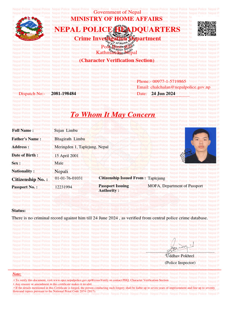 Certificate 3599515 | PDF | Emergency Services | Crime & Violence