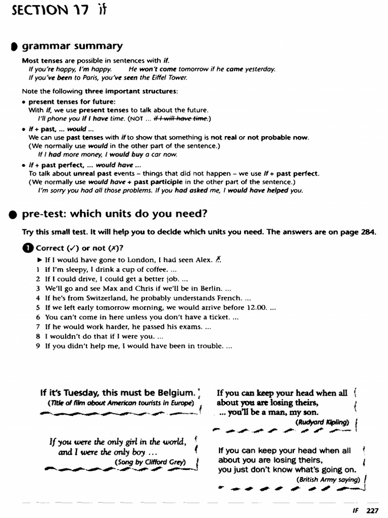Section 17 (USE OF IF) | PDF