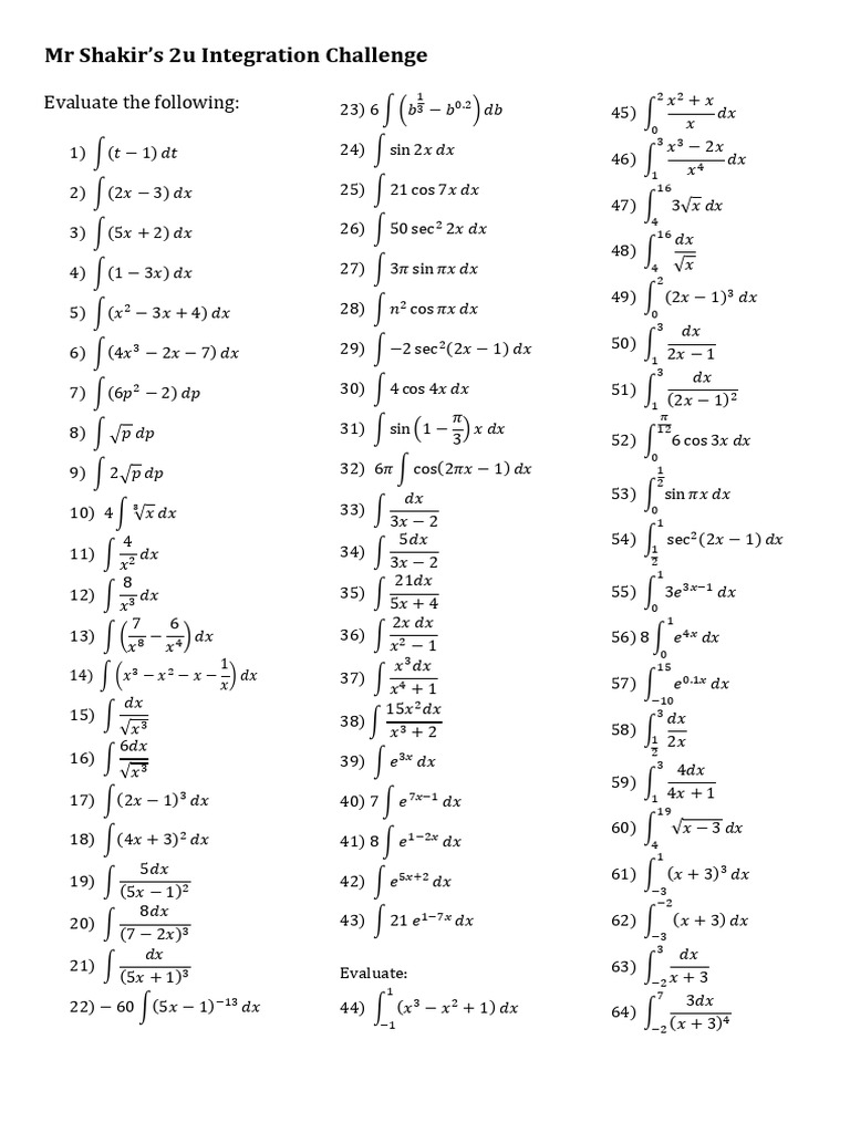 2u Integration Challenge | PDF