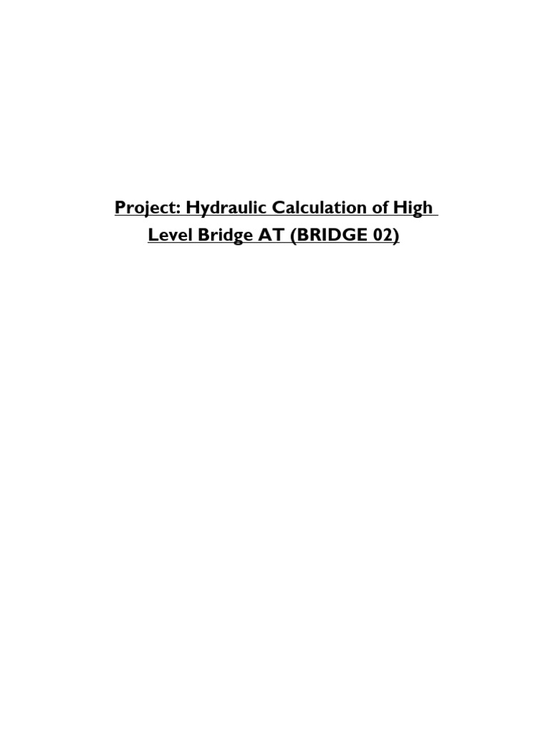 1.hydro - Bridge - 02 | PDF | Discharge (Hydrology) | Earth Sciences