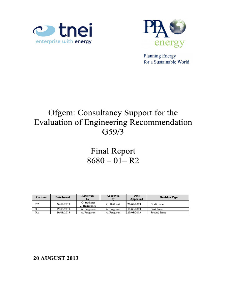 OFGEM Consultation | PDF