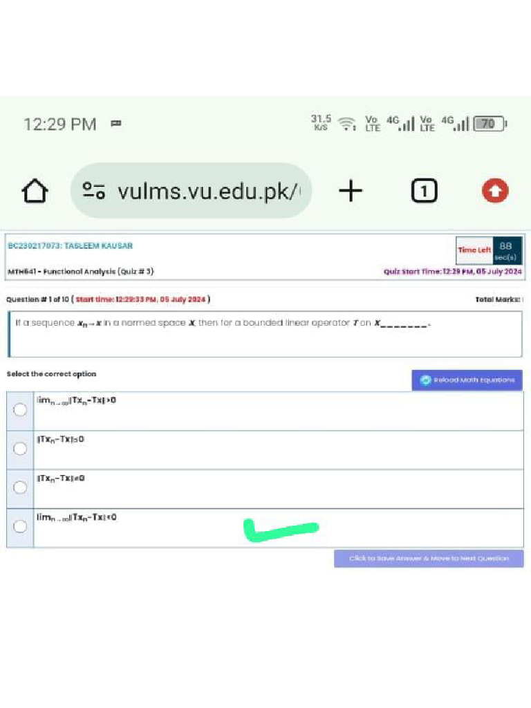 MTH 641 #Quiz 3 ? ? ? ? | PDF