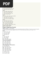 RWI Set 1 Sounds Lesson Plan | PDF | Writing | Orthography
