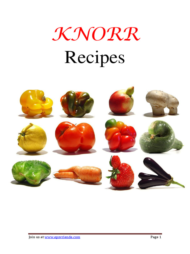 Knorr Veggies | PDF | Cooking | Potato
