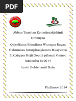 Qajeelfama Kenniinsa Waraqaa Ragaa Ga | PDF