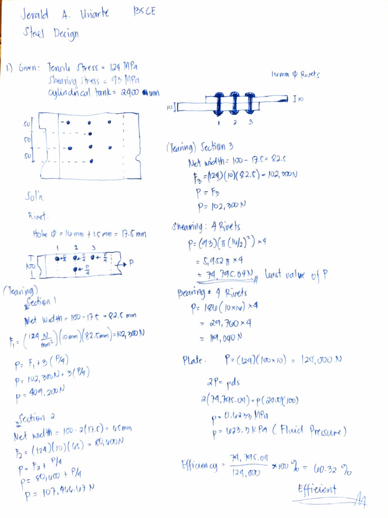 Steel Problem Set | PDF