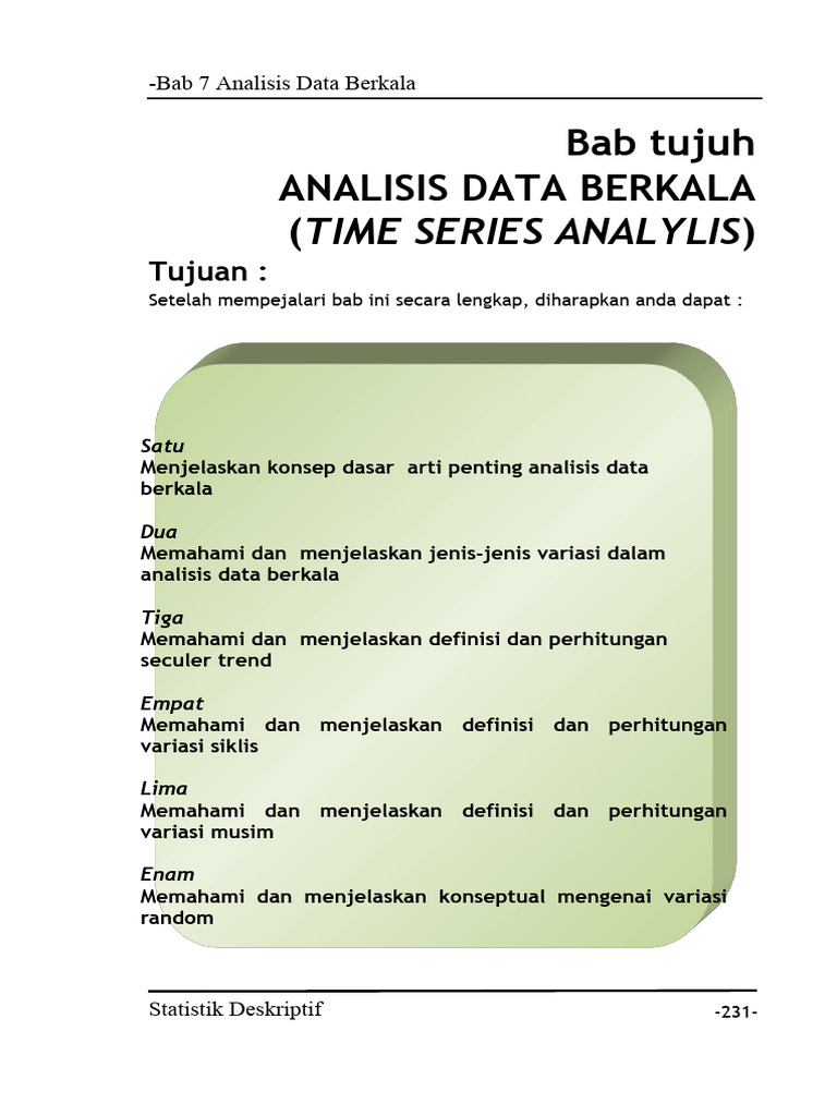 Analisis Time Series | PDF