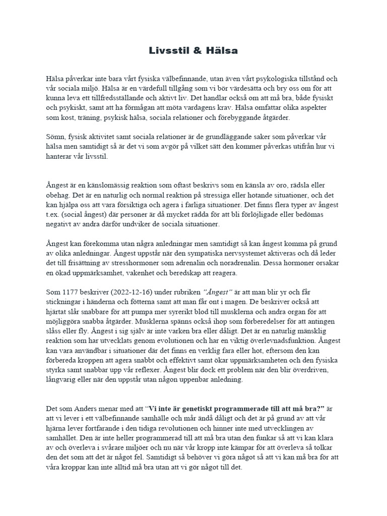 Sociala Relationer | PDF