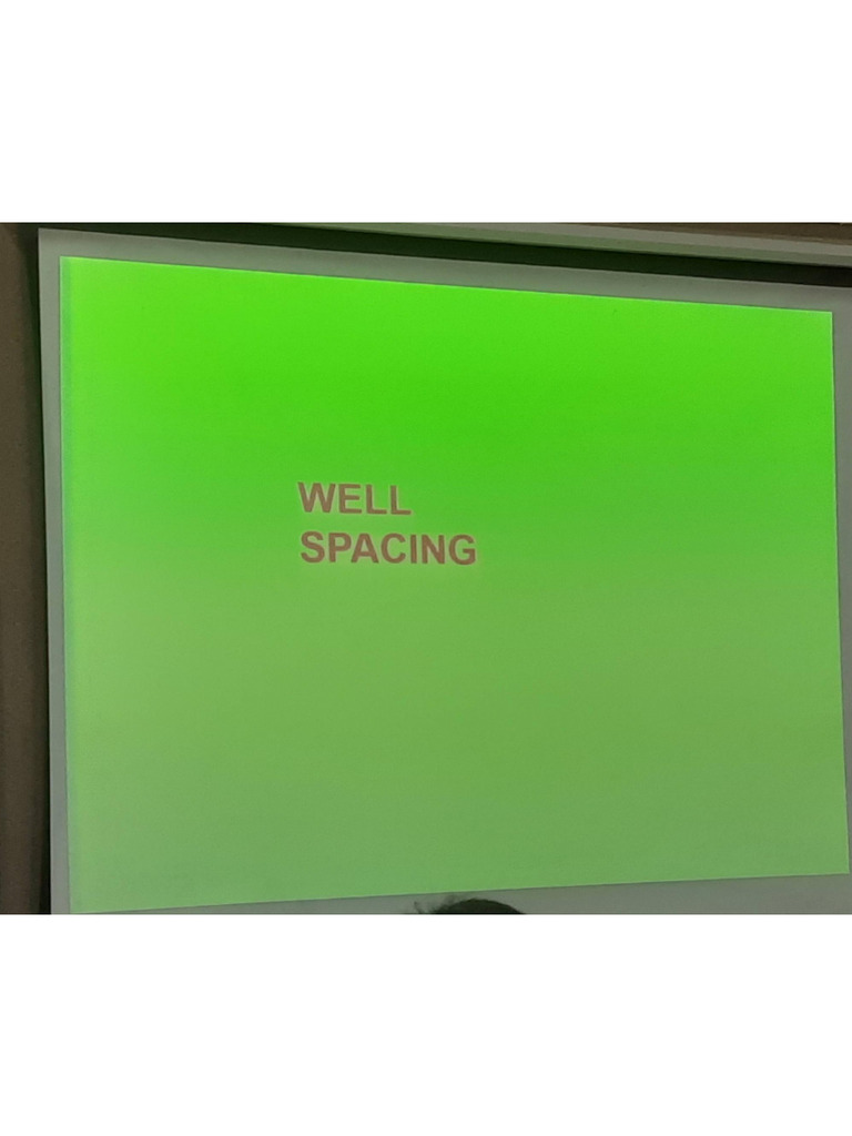 Well Spacing | PDF