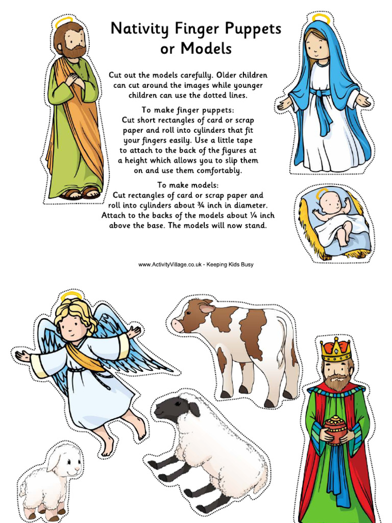 Nativity Finger Puppets | PDF