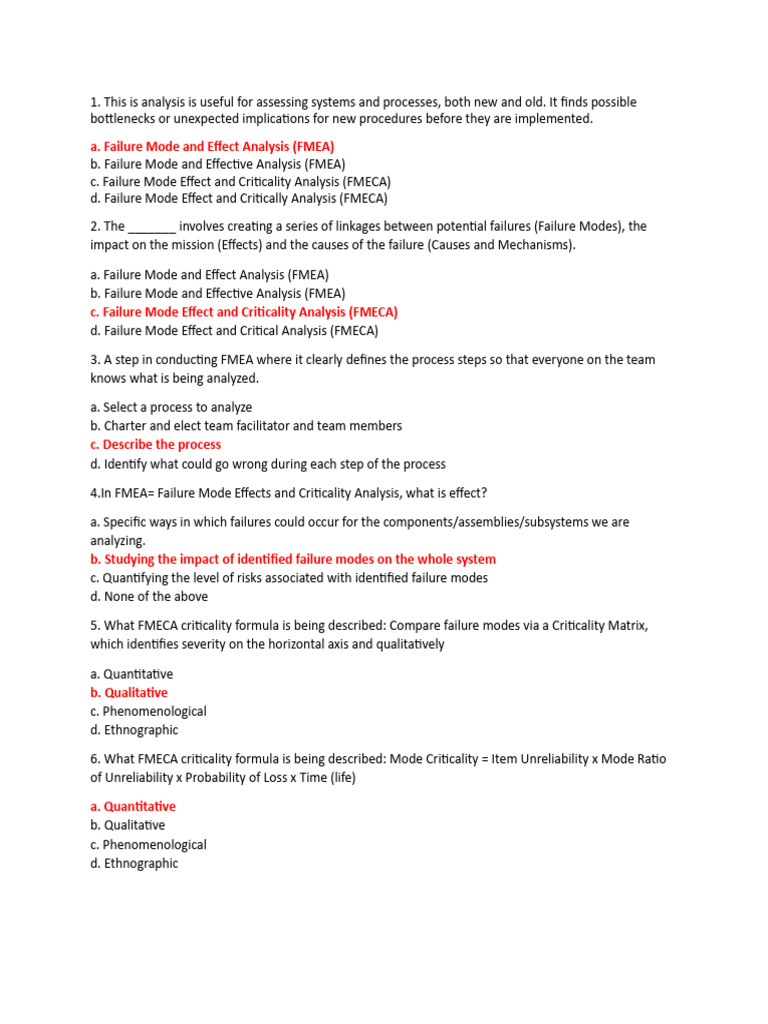 Group 3 Quiz Failure Models and Measurement of Reliability | PDF ...