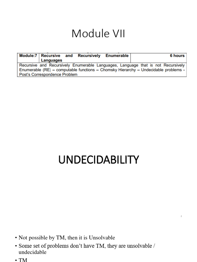 10-Undecidable Problems - Post's Correspondence Problem-05-07-2024 | PDF | Mathematical Logic ...