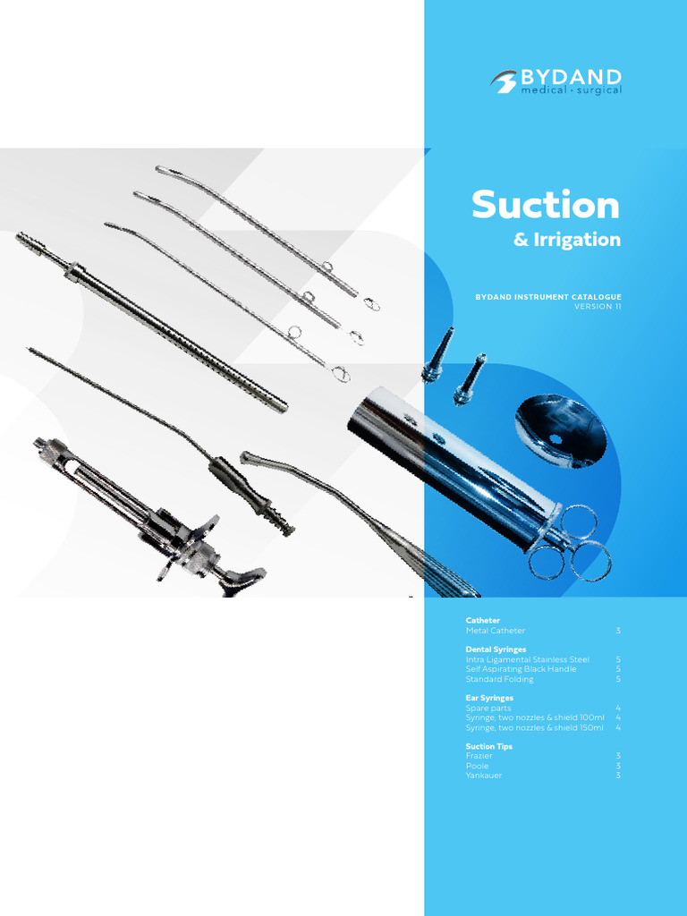 12 Bydand Suction and Irrigation Catalogue v5 Web | PDF | Syringe ...