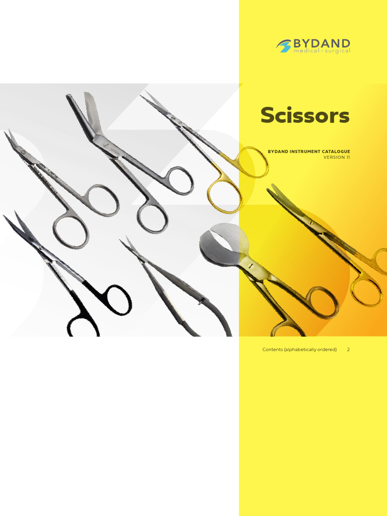 02 Bydand Scissors Catalogue 2020 v7 Web | PDF | Scissors | Surgical Suture