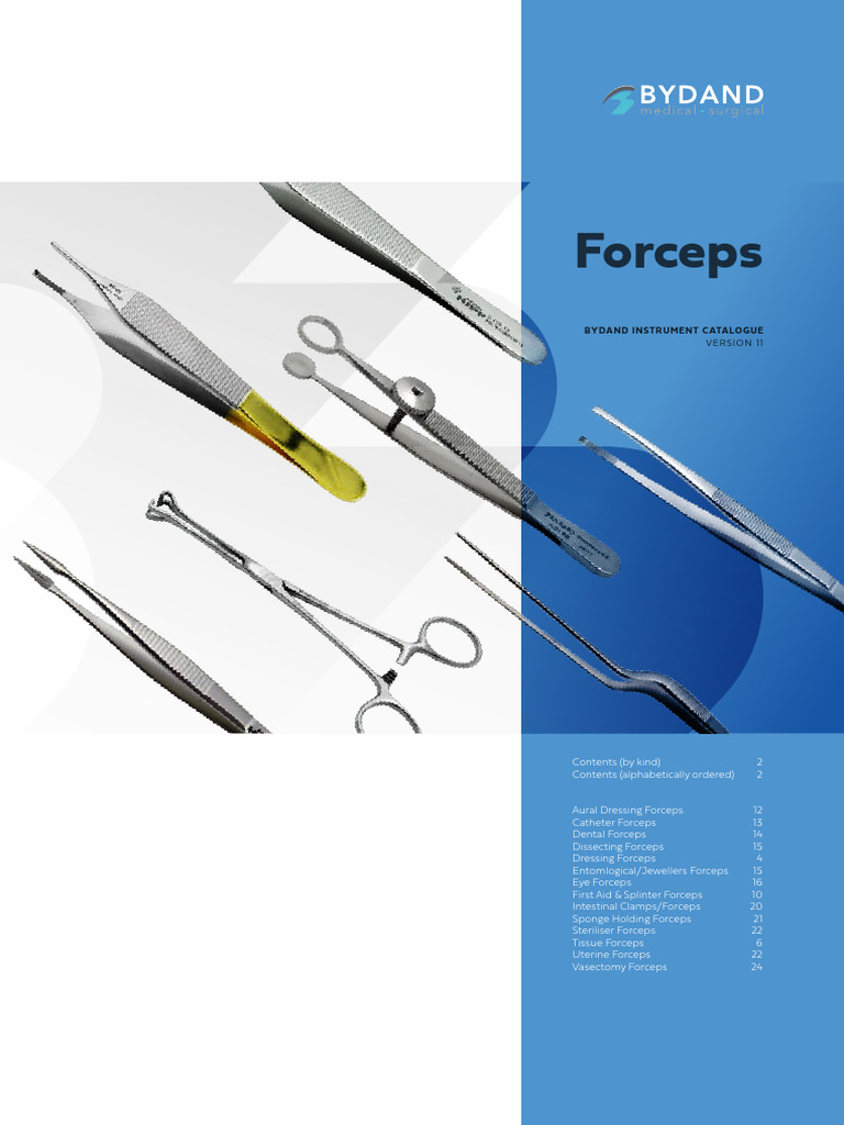 03 Bydand Forceps Catalogue 2020 v13 Web | PDF | Surgical Suture