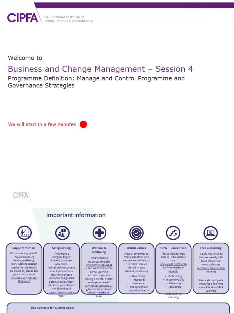 BCM Session 4 Autumn 2022 Extended | PDF | Risk | Performance Indicator