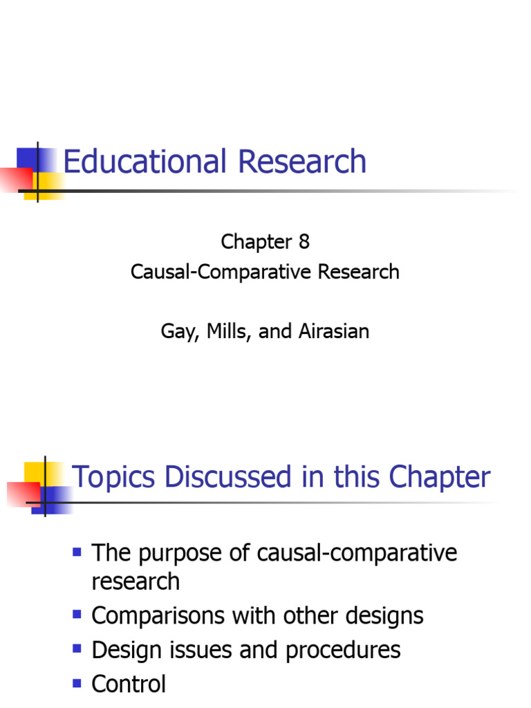 Causal-Comparative Research CH08 | PDF | Analysis Of Covariance | Statistics