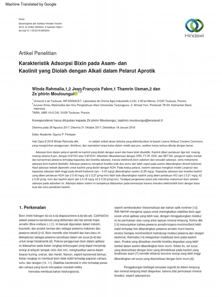 2018 Hindawi | PDF | Sains & Matematika