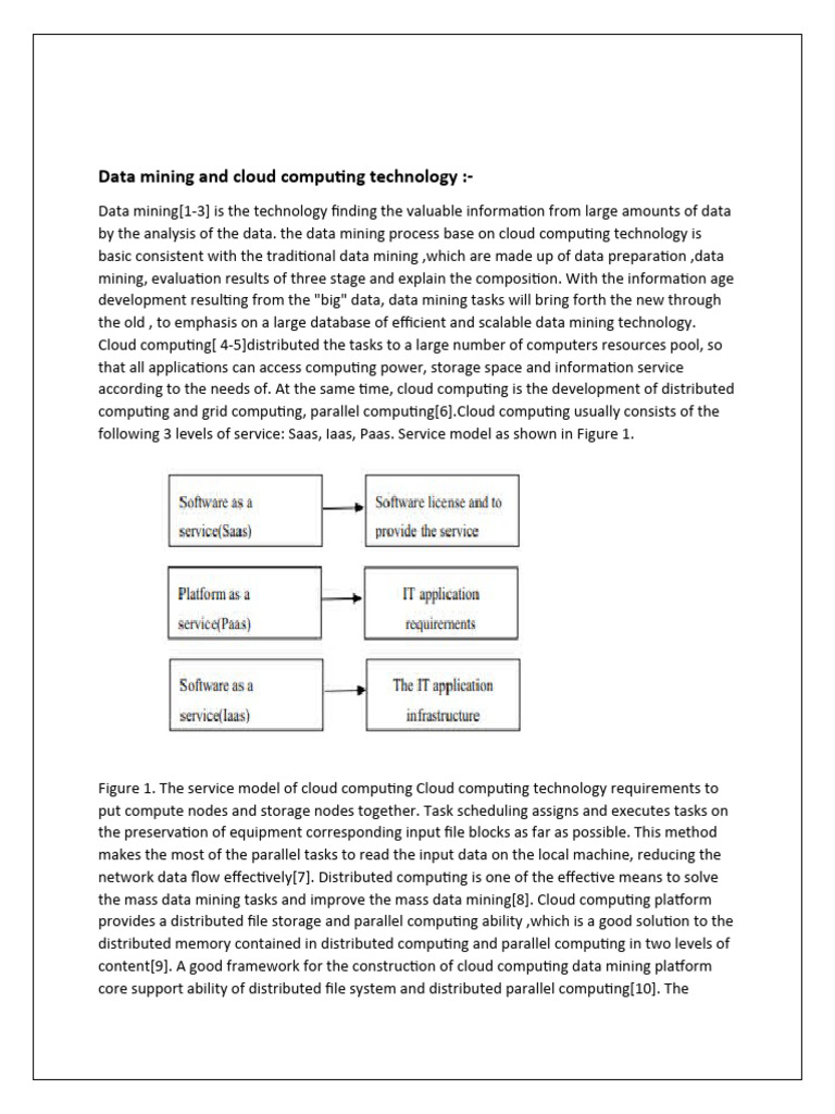 Data Mining and Cloud Computing Technology Project | PDF | Cloud Computing | Computing