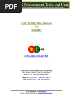 eGP NewUserRegManual English | PDF | Identity Document | Password