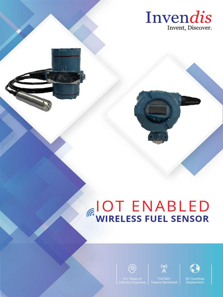 Wireless Fuel Sensor Brochure | PDF | Internet Of Things | 4 G