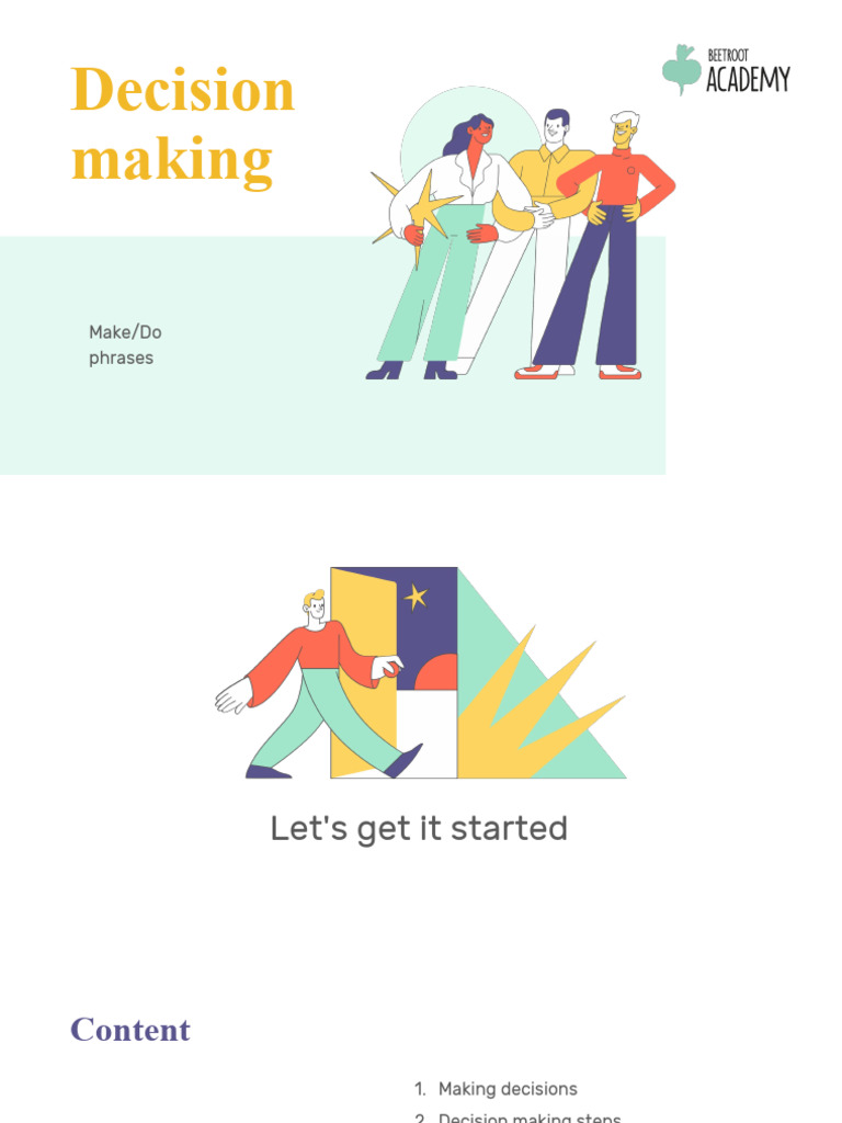 12 - Decision Making | PDF | Decision Making | Vocabulary