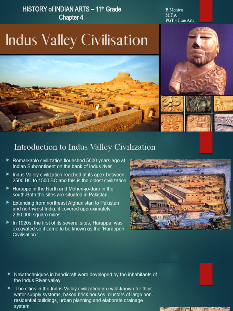 Grade 11 - Chapter 5 - Art of Indus Valley | PDF | Jewellery