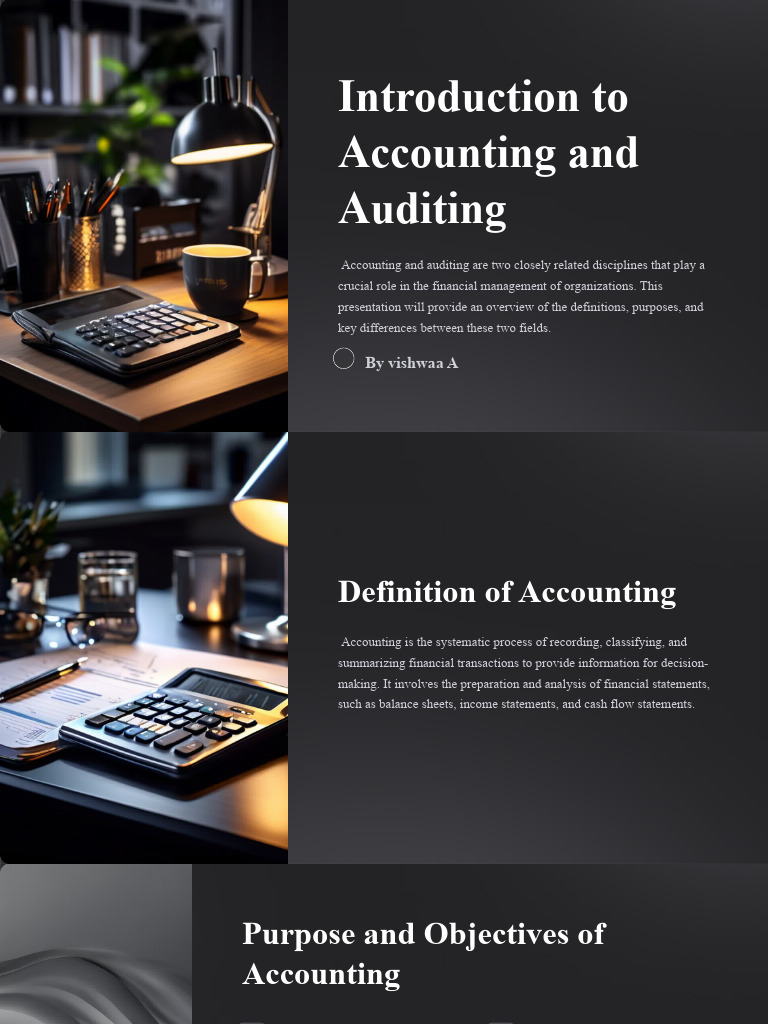 Introduction To Accounting and Auditing | PDF | Audit | Accounting