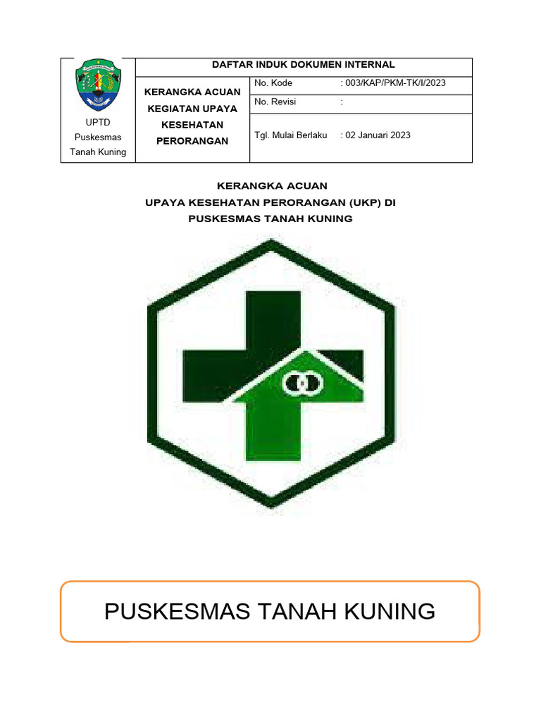 Kerangka Acuan Ukp 2023 Takun | PDF