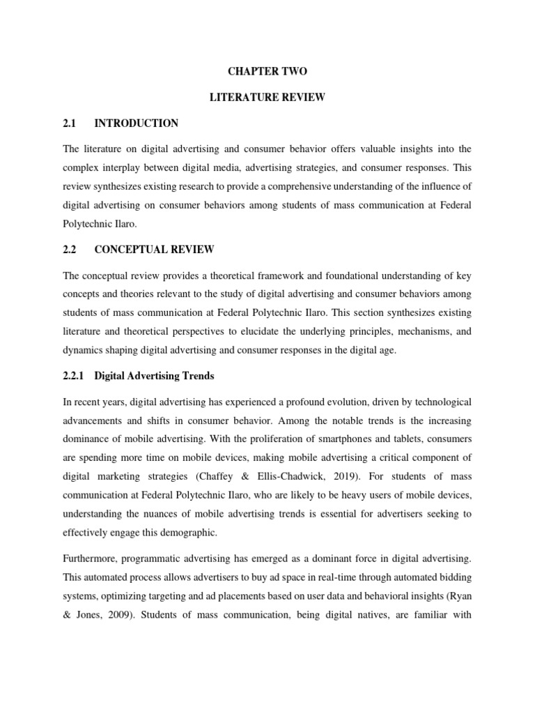 Chapter Two | PDF | Digital Marketing | Advertising