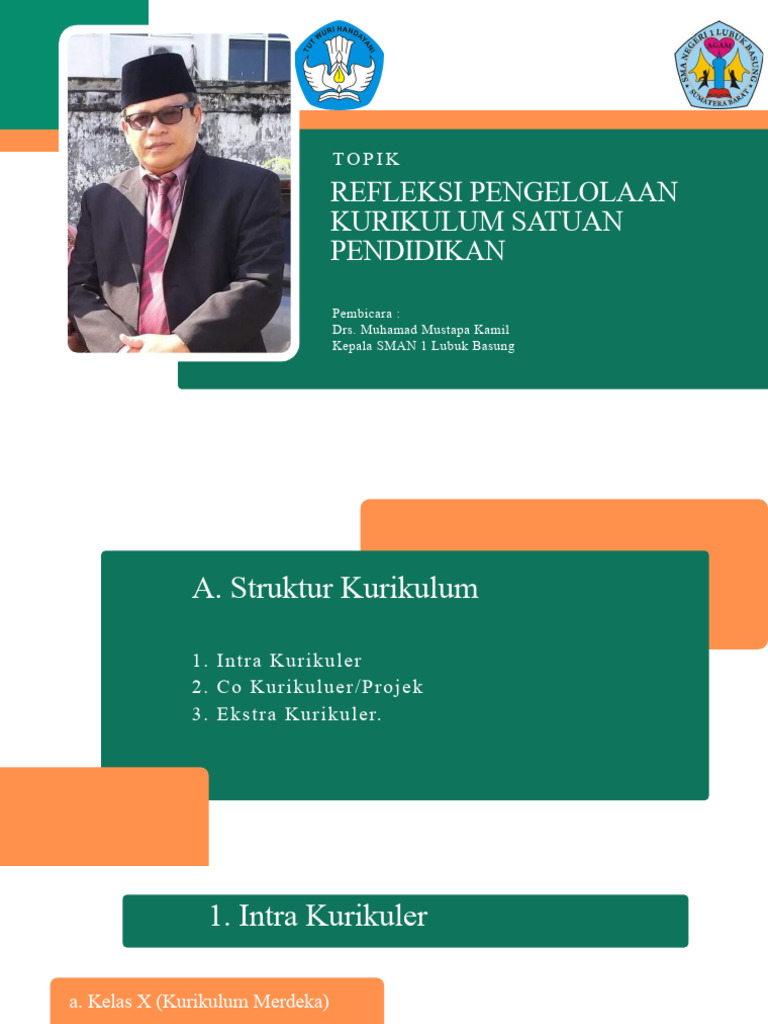 Presentasi Kepsek Refleksi Penerapan Kurikulum - 20240608 - 142354 - 0000 | PDF