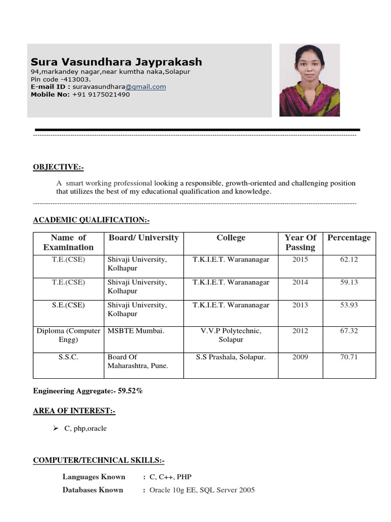 Final Resume | PDF | Data Management Software | Databases